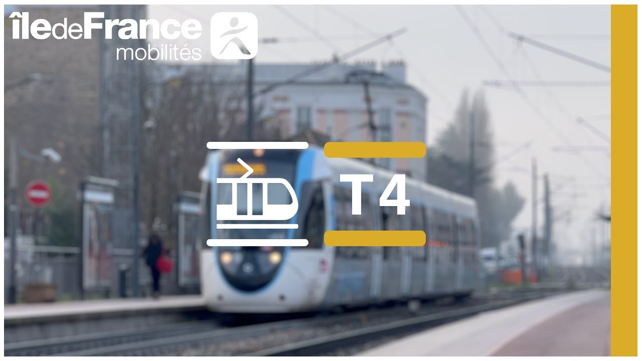 🇫🇷 ⸱ [4K | IDFM ] Le Tramway T4 (Île-de-France) - SNCF - YouTube