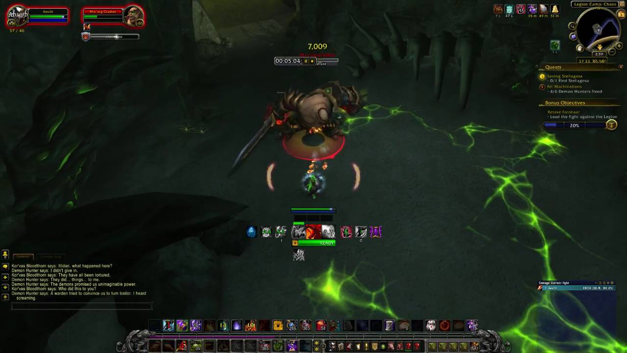 WoW legion speedlevelling Aszuna part1 - YouTube