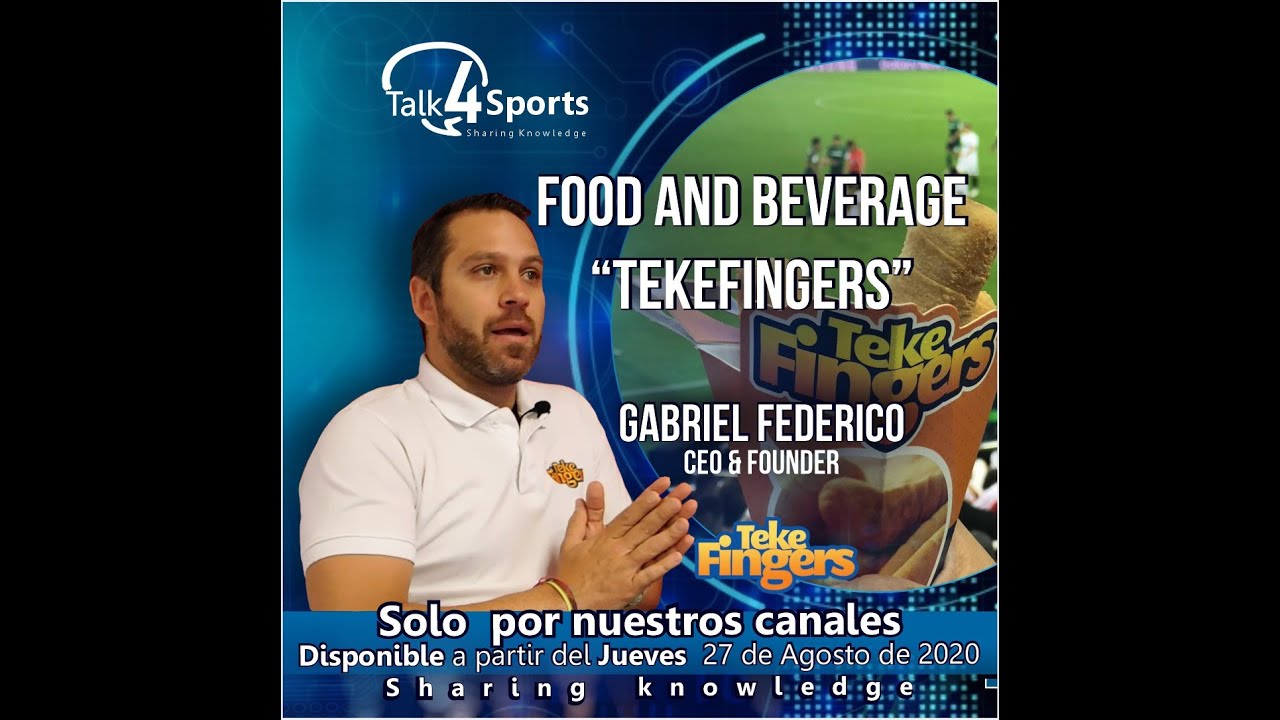 Gabriel Federico CEO Tekefingers en Talk4Sports. - YouTube