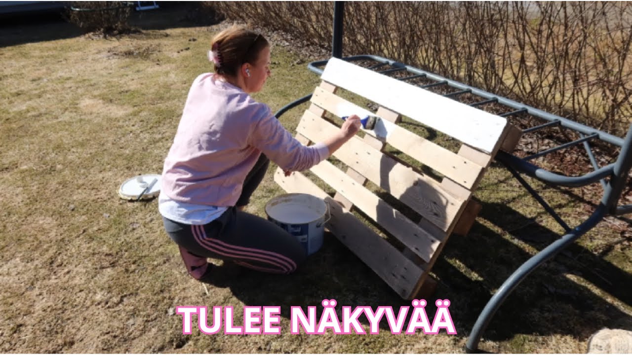 Kuormalava DIY-projekti jatkuu | Rassen ekat kaverisynttärit - YouTube
