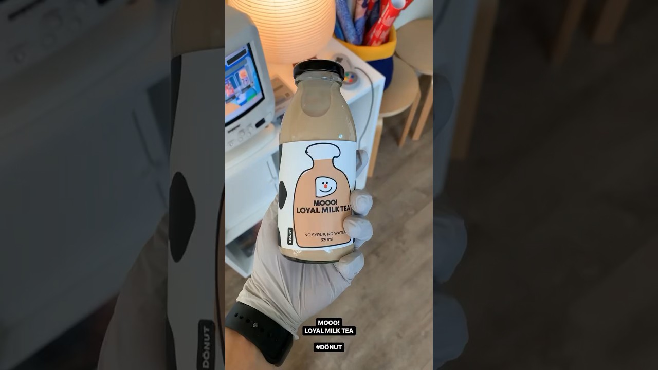 MOOO!🐮 LOYAL MILK TEA🥛 #DÖNUT #도넛레코즈 #레코드 #레코드샵 #엘피샵 #바이닐 #엘피 #카페 #밀크티 ...