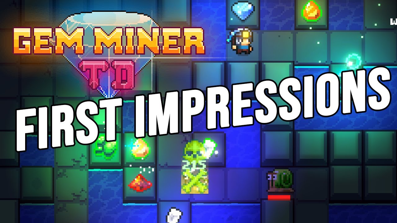 Roguelike Mining Tower defense - Gem Miner TD: First Impressions - YouTube