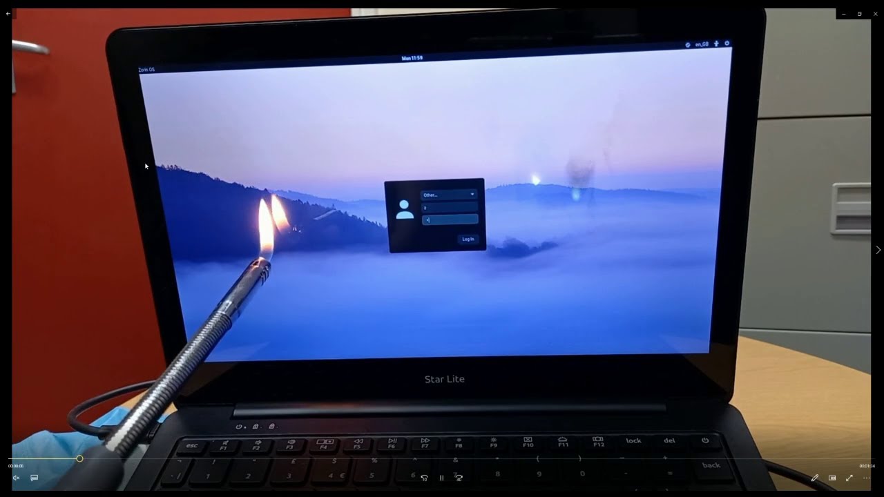What happens when you burn your laptop screen? 😱 (Science experiment ...