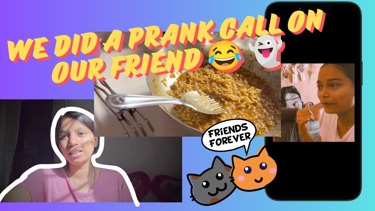 We did a prank call on our best friend👻😂 #prank #youtube - YouTube