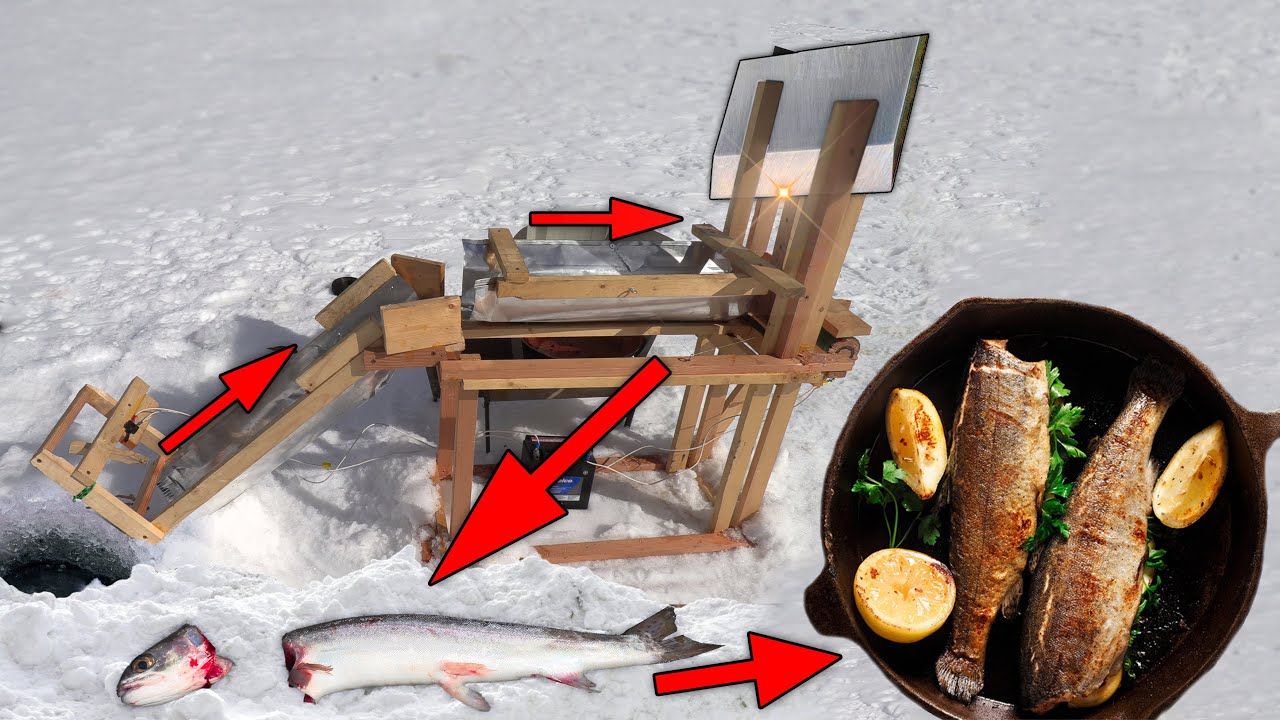 Automatic Trout Catcher with a Guillotine | Catch & Cook Ice Fishing ...