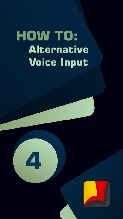 Tutorial 4: How to use an additional voice input for searching | Netzverb Dictionary App - YouTube