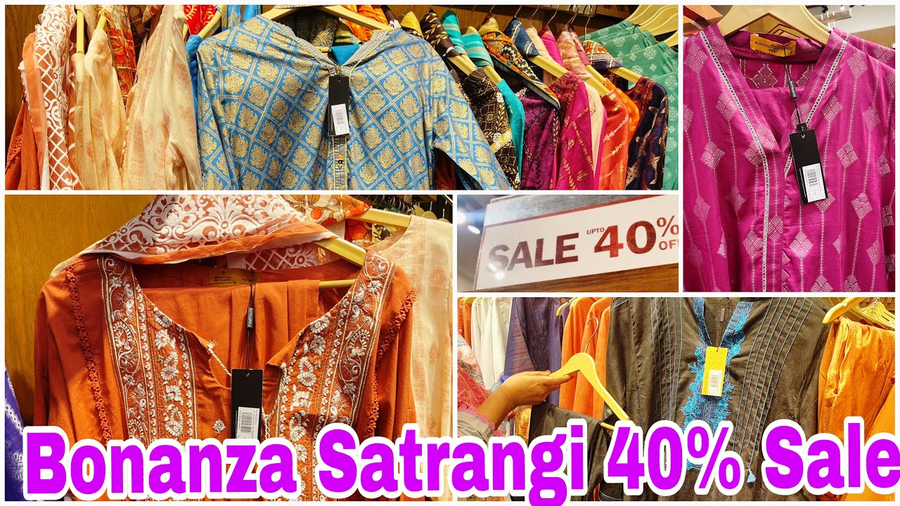 Bonanza Satrangi 40% Big Sale live Now - YouTube