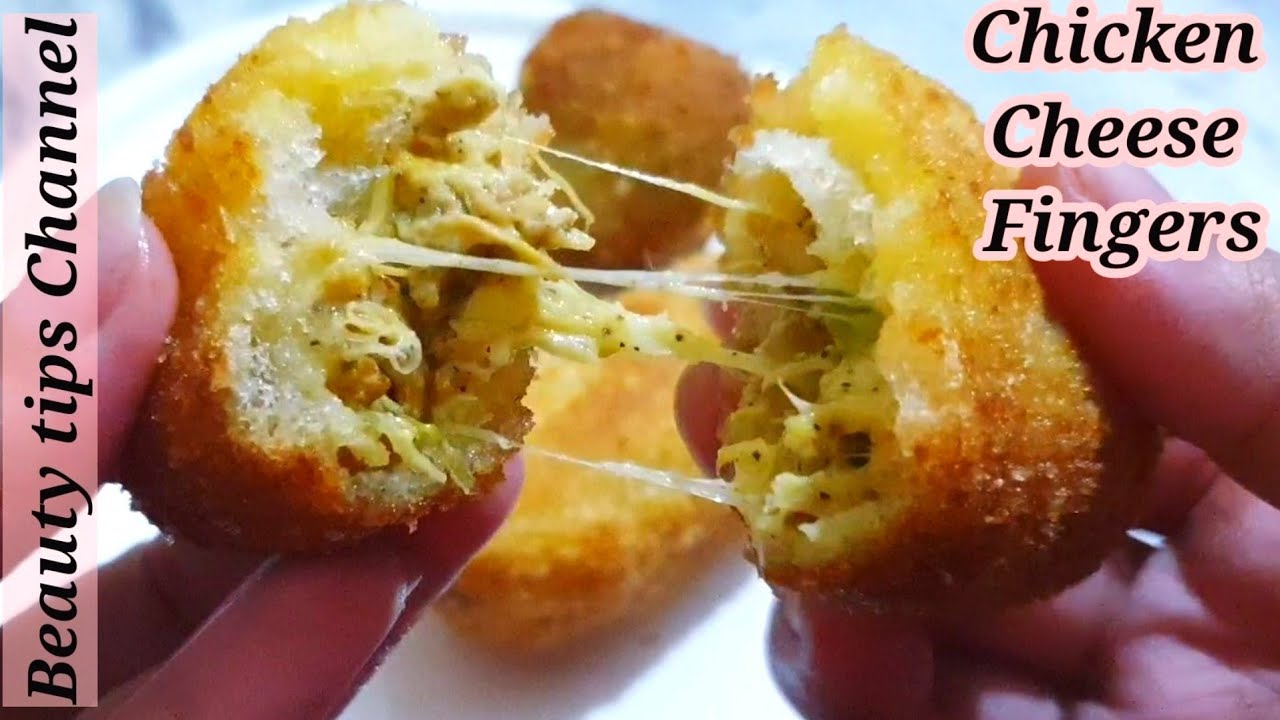 How to Make Chicken Cheese Fingers , How to Make Bread Fingers,Chicken ...
