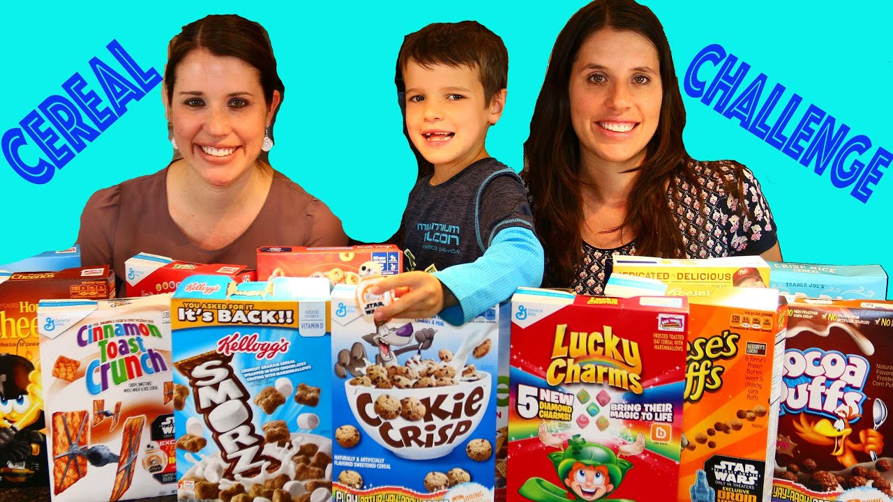 Cereal Challenge with DisneyCarToys Sandra & AllToyCollector - YouTube