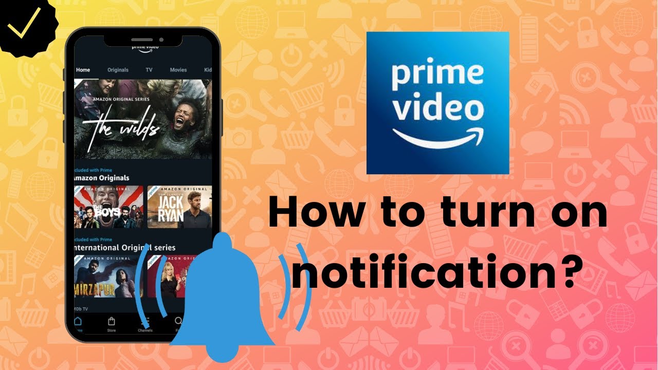 How to turn on notification on Prime Video? - YouTube