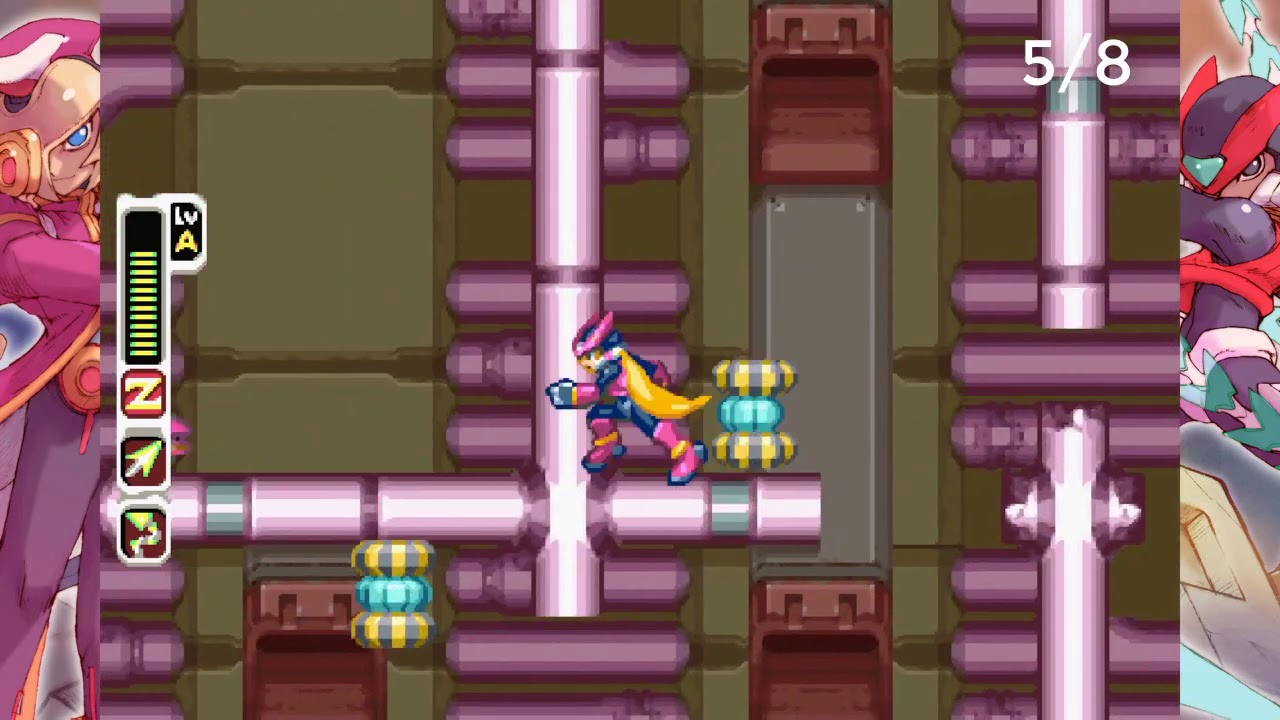 Megaman Zero 2 (Legacy Collection) - All Cyber Elves Power Room - YouTube