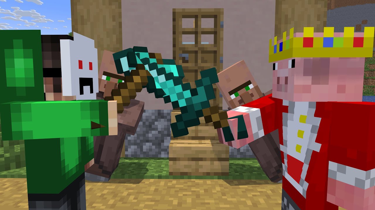 Dream Vs Technoblade Minecraft Animation Youtube