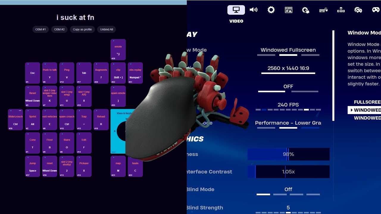 Quick Azeron binds for fortnite! - YouTube