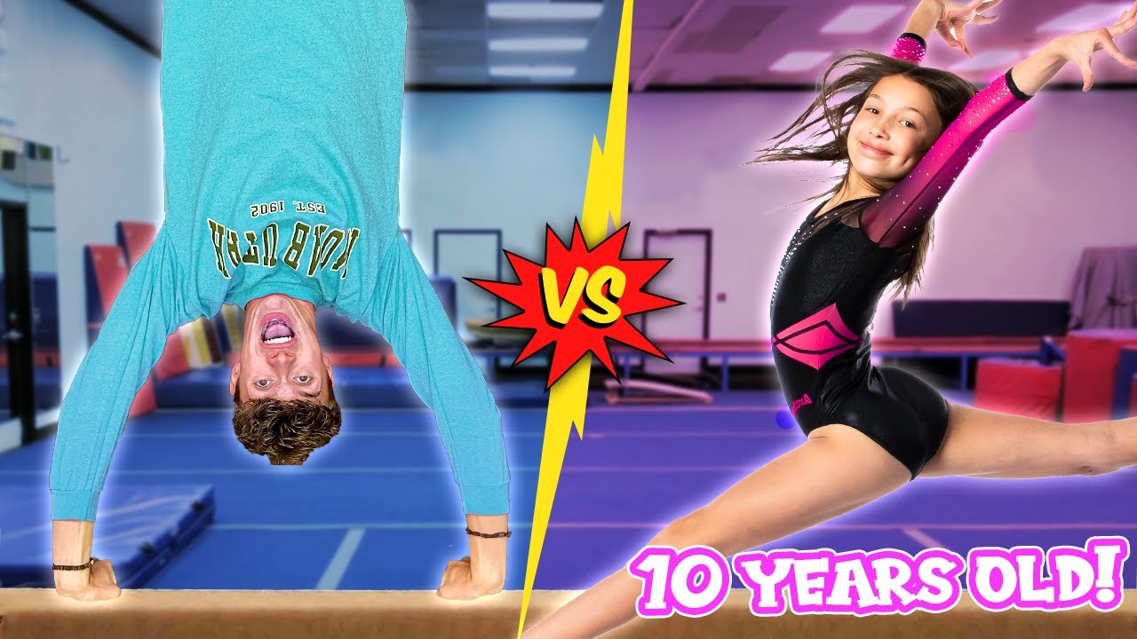 KIDS vs ADULTS EXTREME GYMNASTICS CHALLENGE - YouTube