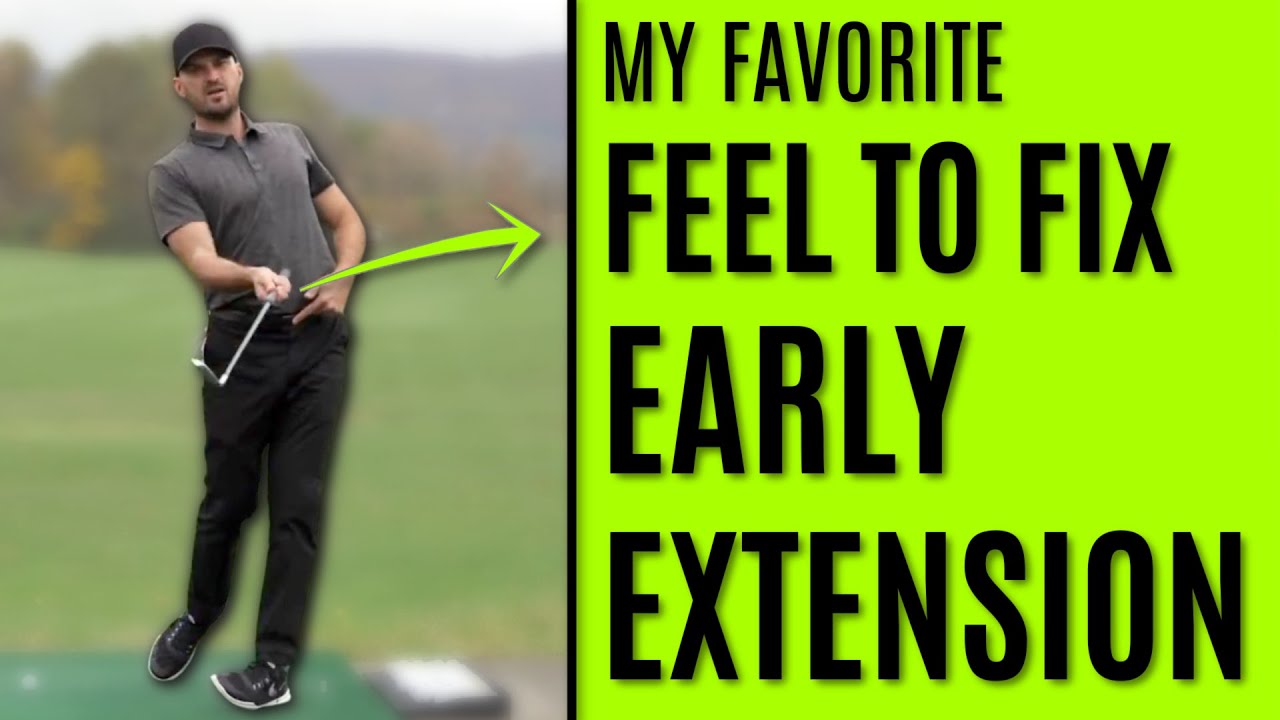 GOLF: My Favorite FEEL To Fix Early Extension - YouTube