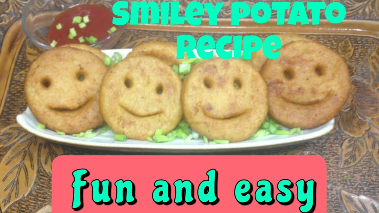 Smiley potato | Potato smiley recipe | potato smile face - YouTube