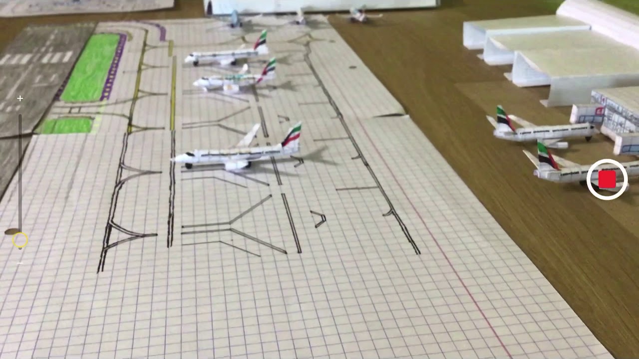 My ,,mini Airport model „ of paper - YouTube