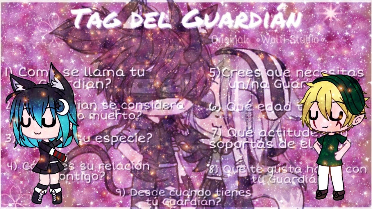 El tag de guardian // gacha life // UwU + con el ahogado - YouTube