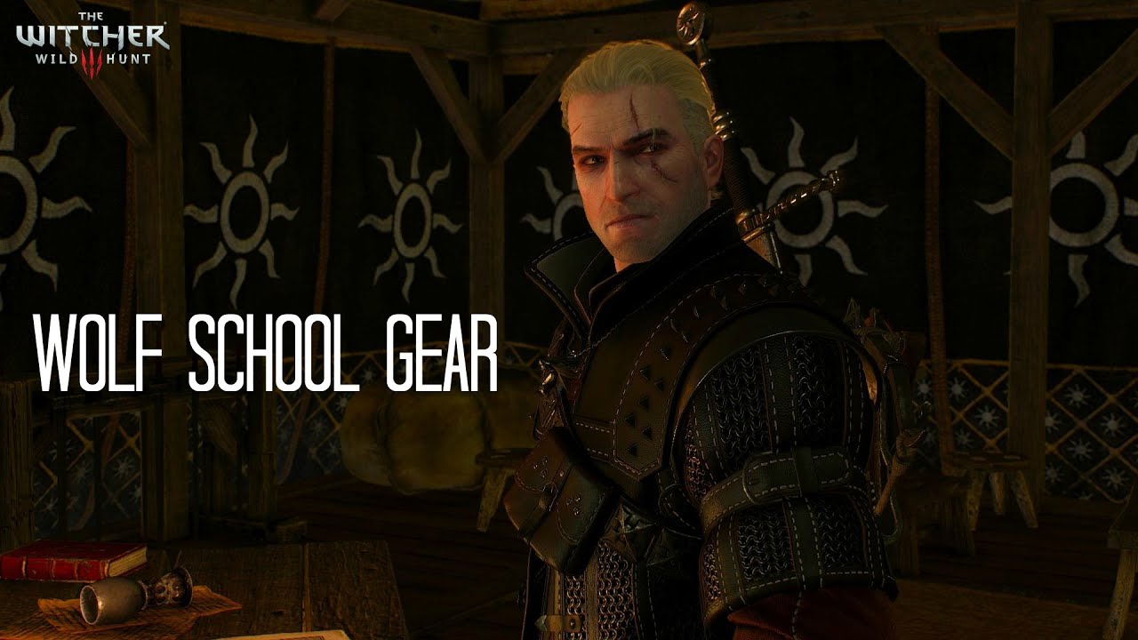 The Witcher 3 Wild Hunt - Wolf School Gear - YouTube