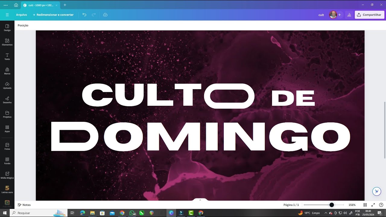 Como fazer Letras Esticadas no Canva - YouTube