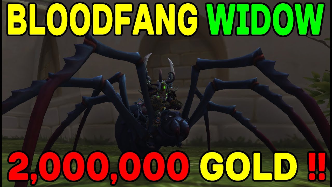 THE MAD MERCHANT: Bloodfang Widow Mount (2,000,000 GOLD) !! - YouTube