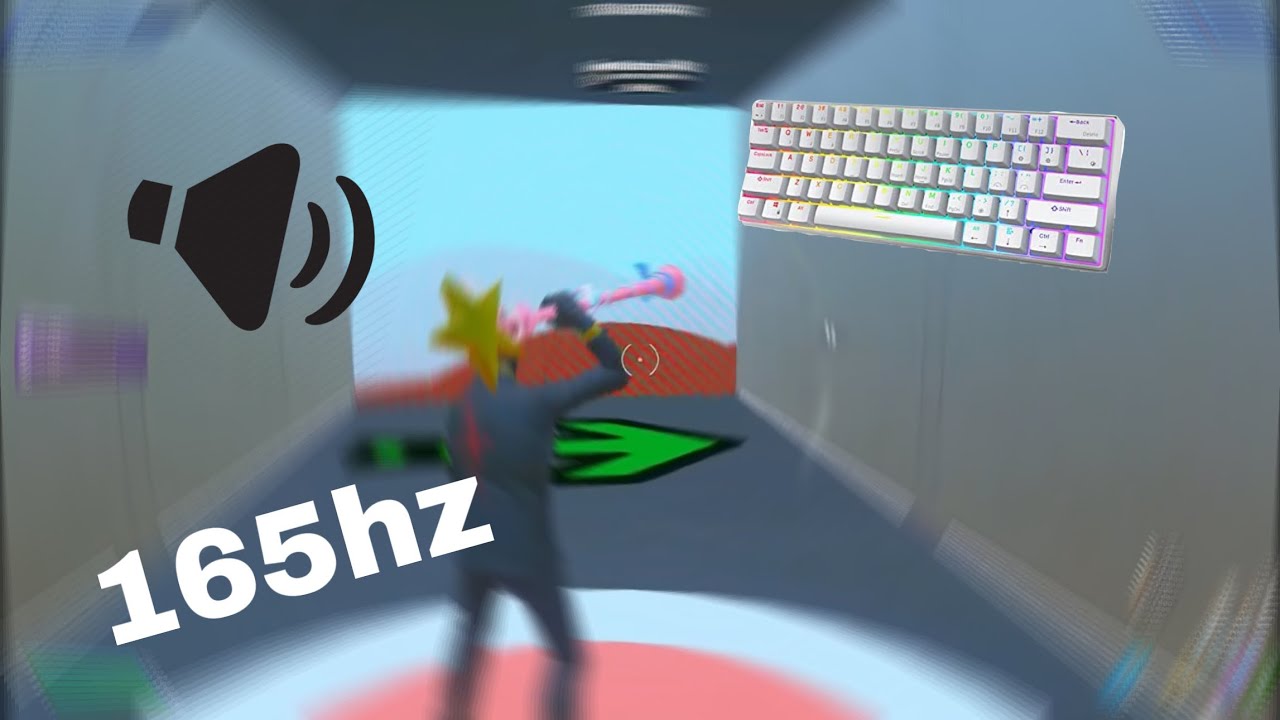 rk61 yellow switches chill fortnite 🌟 165 fps (1080p)🎮 - YouTube
