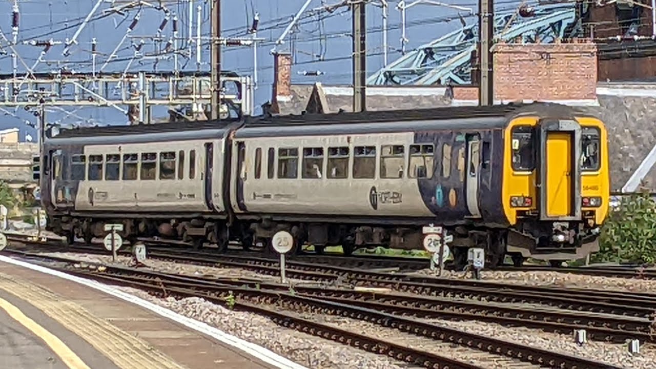 Northern Rail Class 156 Arriving Into Newcastle Central Station. - YouTube