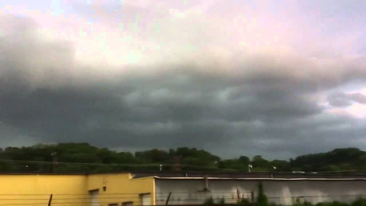 Trains and a Thunderstorm - YouTube