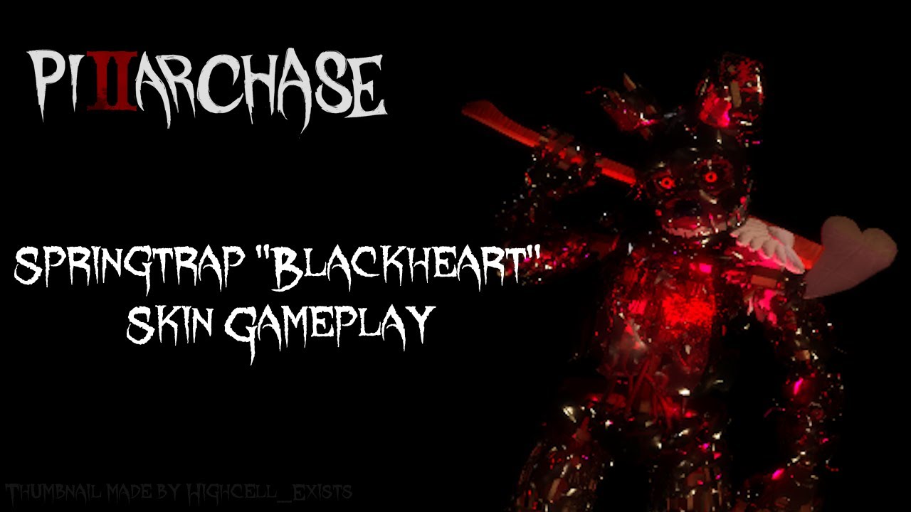 Pillar Chase 2 - Springtrap "Blackheart" Skin Gameplay - YouTube