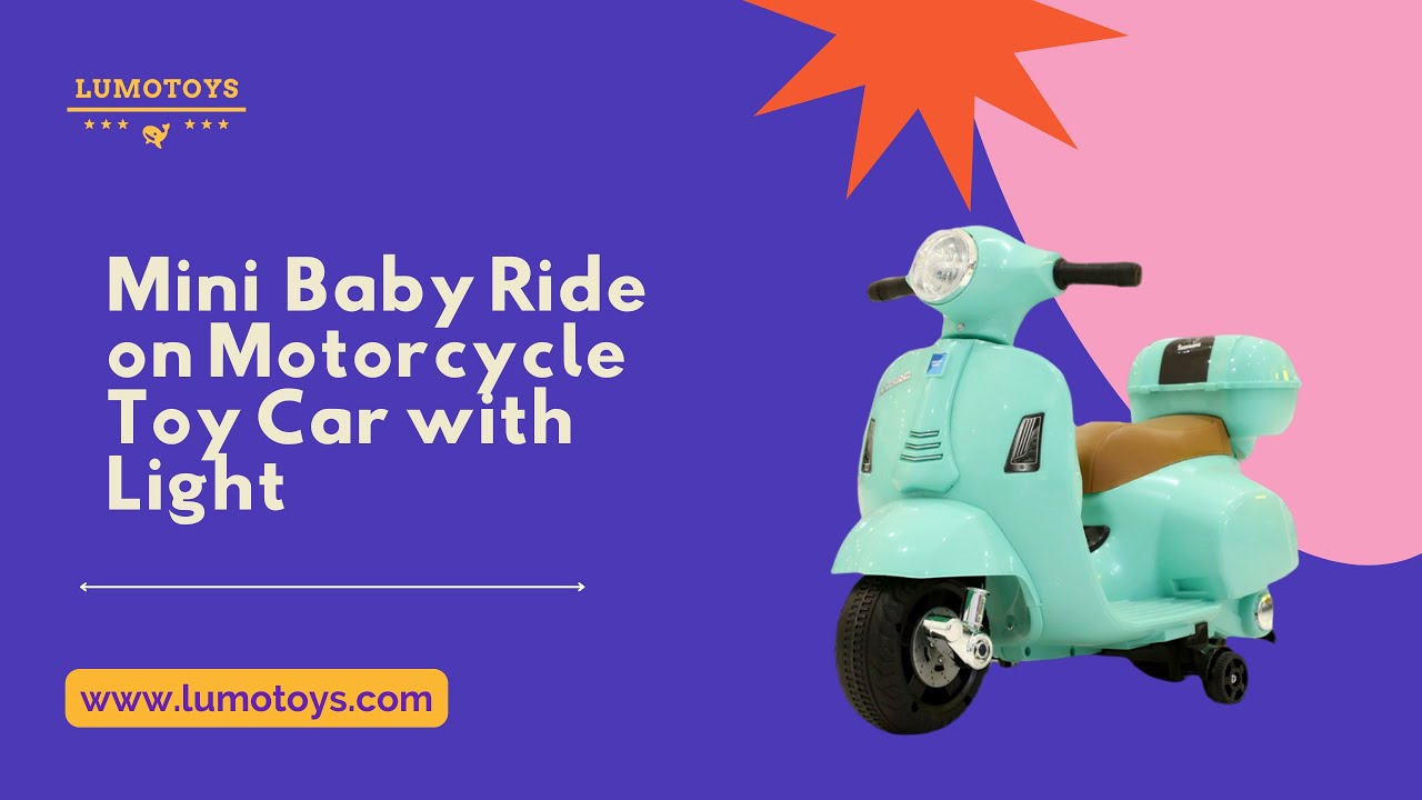 Mini Baby Ride on Motorcycle Toy Car with Light | LEM-909 | LUMOTOYS ...