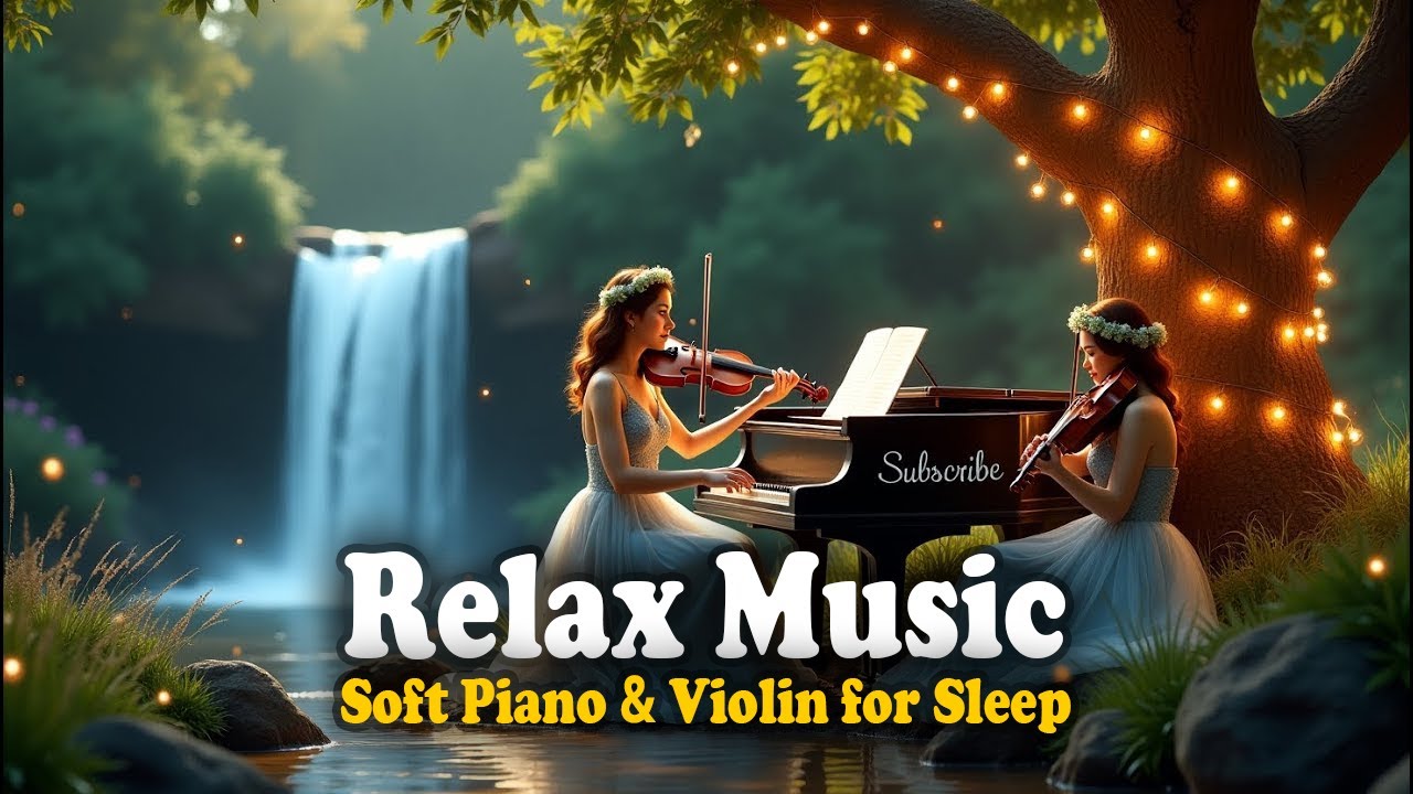 Soft Piano & Violin for Sleep – Gentle Relaxing to Music to Calm Your ...