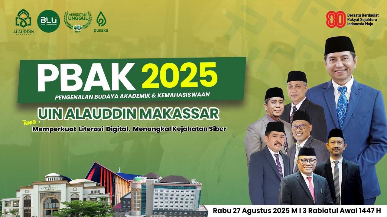 PBAK 2025 UIN Alauddin Makassar - YouTube
