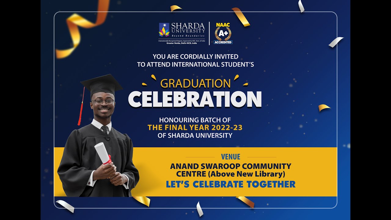 International Students Graduation Celebration 2023 Sharda University International Students Graduation Celebration 2023 Sharda University