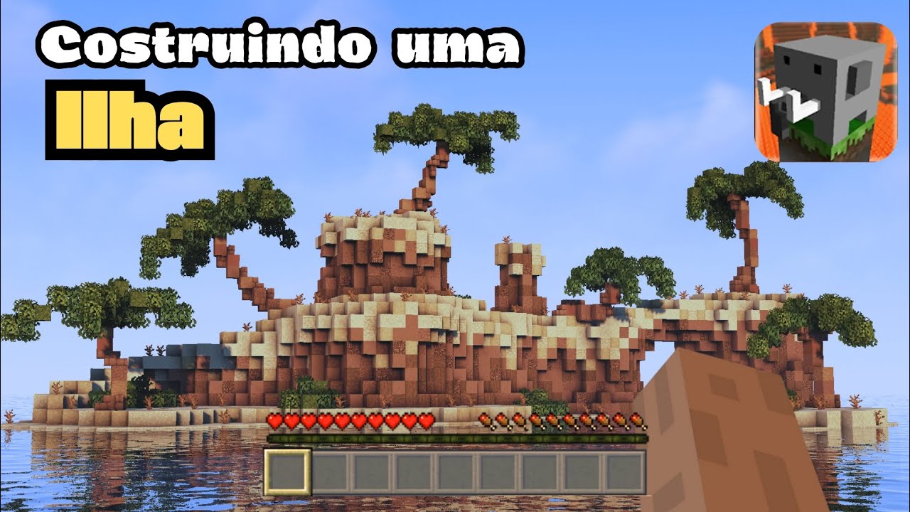 costruindo uma ilha no minecraft EP 1 - YouTube