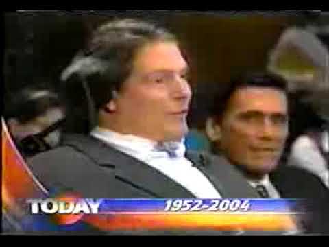 Christopher Reeve  the Today Show reports on his death 2004