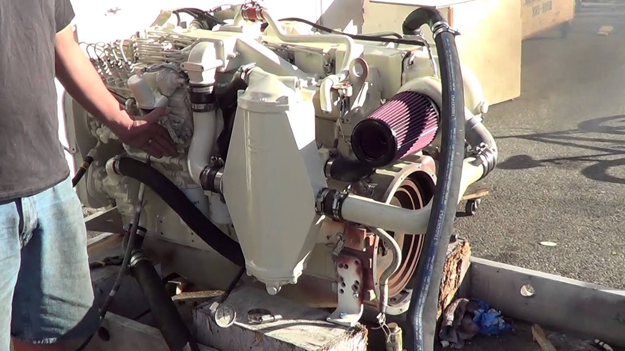 Seaboard Marine - 350C 8.3 Engine - YouTube