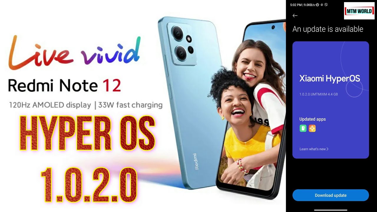 HYPEROS 1.0.2.0 | REDMI NOTE 12 HYPEROS 1.0.2.0 UPDATE | REDMI NOTE 12 ...