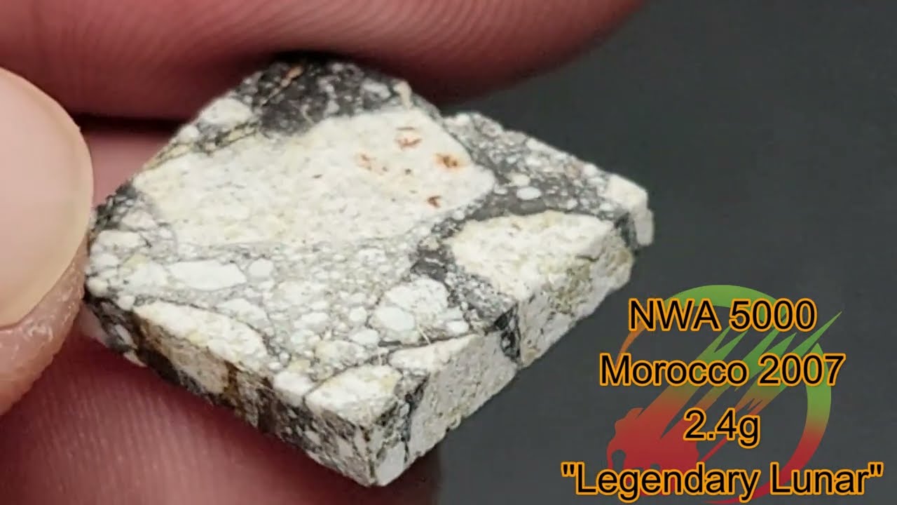 Slice of the Moon! ☄️ NWA 5000 "Legendary Lunar" Feldspathic Breccia ...
