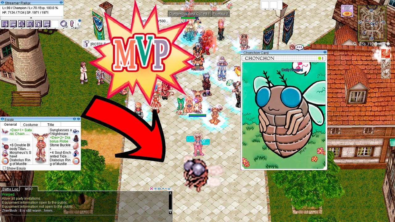 Ragnarok Online PreRenewal Champion // Farm - ChonChon Card // GamePlay ...