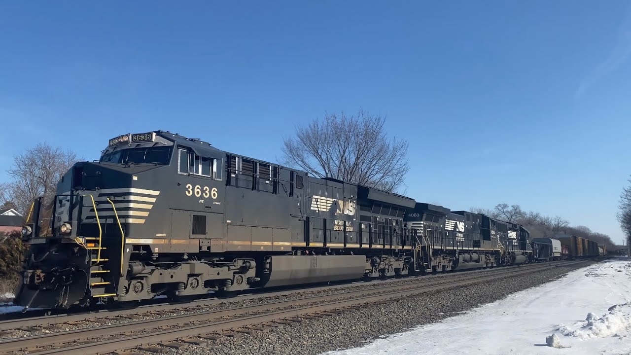 NS B10 passes Chesterton - YouTube