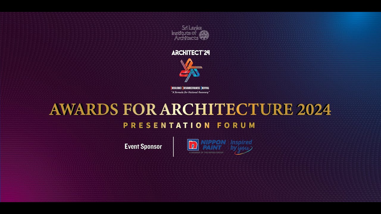 AWARDS FOR ARCHITECTURE 2024 - PRESENTATION FORUM - YouTube