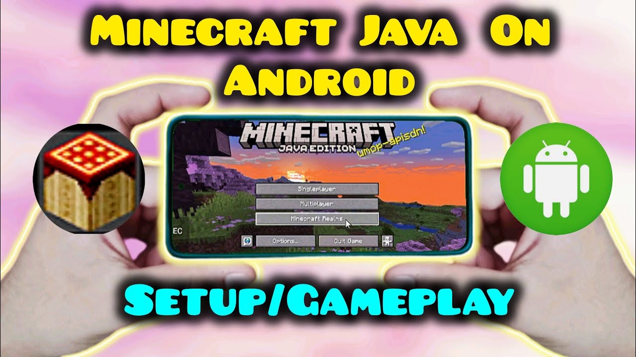 Minecraft Java Edition On Android 🔥🔥- Setup/Gameplay - YouTube