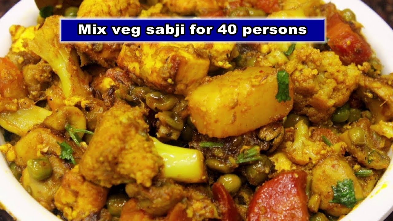 40 logo ke liye mix veg sabji ka kharcha | mix veg sabji for 40 persons ...