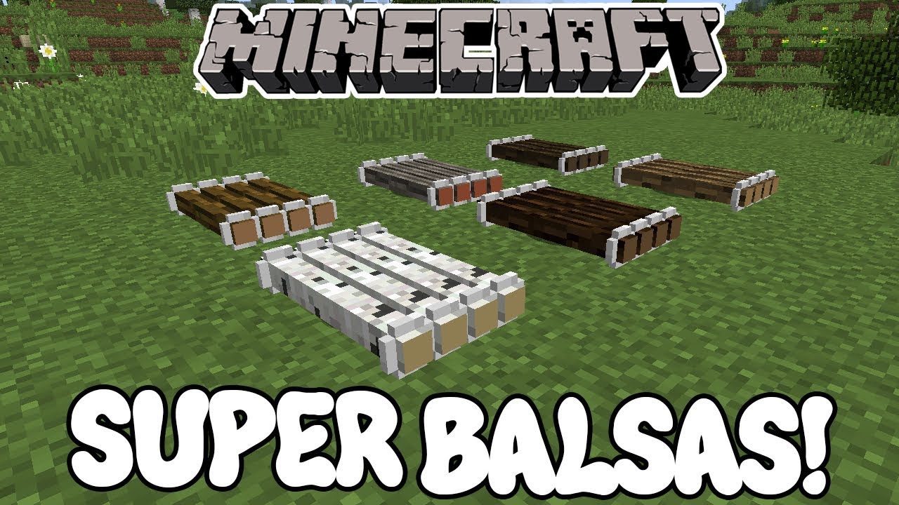 Minecraft 1.12 MOD SUPER BALSAS! Just A Raft Mod Español! - YouTube