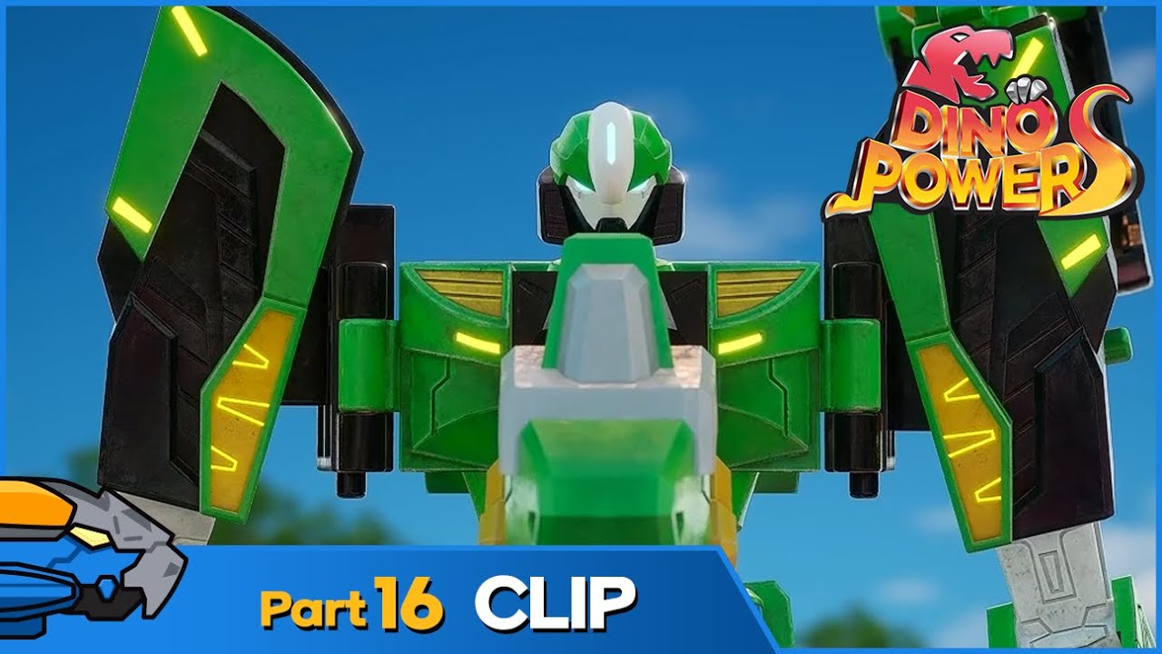 [DINO POWERS] Clip Part16ㅣDinoㅣRobotㅣRobot AnimationㅣMeta Dino - YouTube
