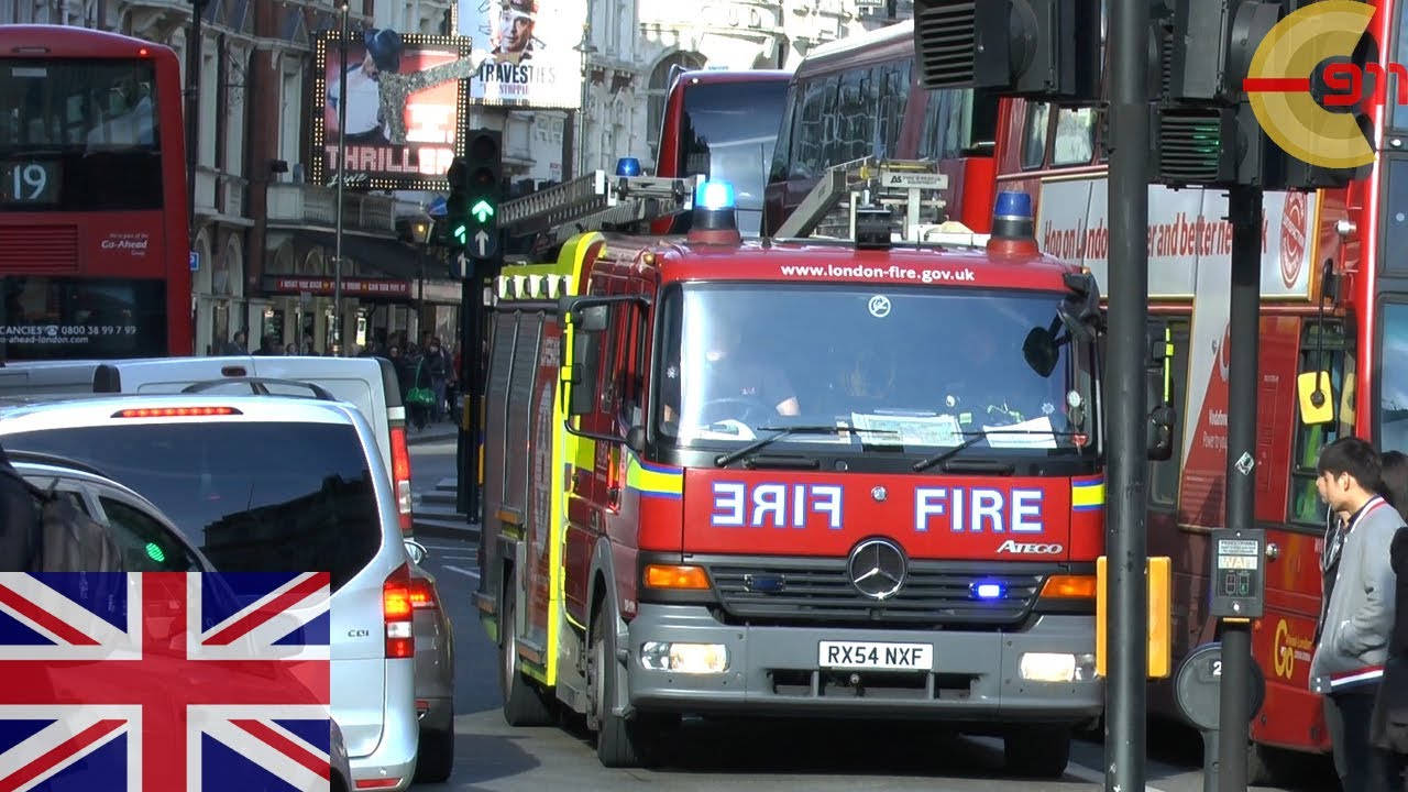 [LONDON] STUCK at Piccadilly Circus | A242 Soho | London Fire Brigade ...