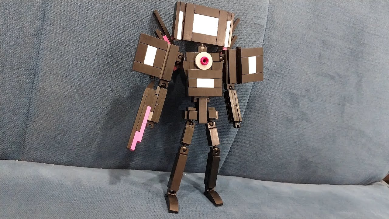 Lego mini titan tvman full tutorial - YouTube
