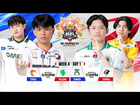 🔴 LIVE | MPL PH S17 | ENGLISH - Week 4 Day 1