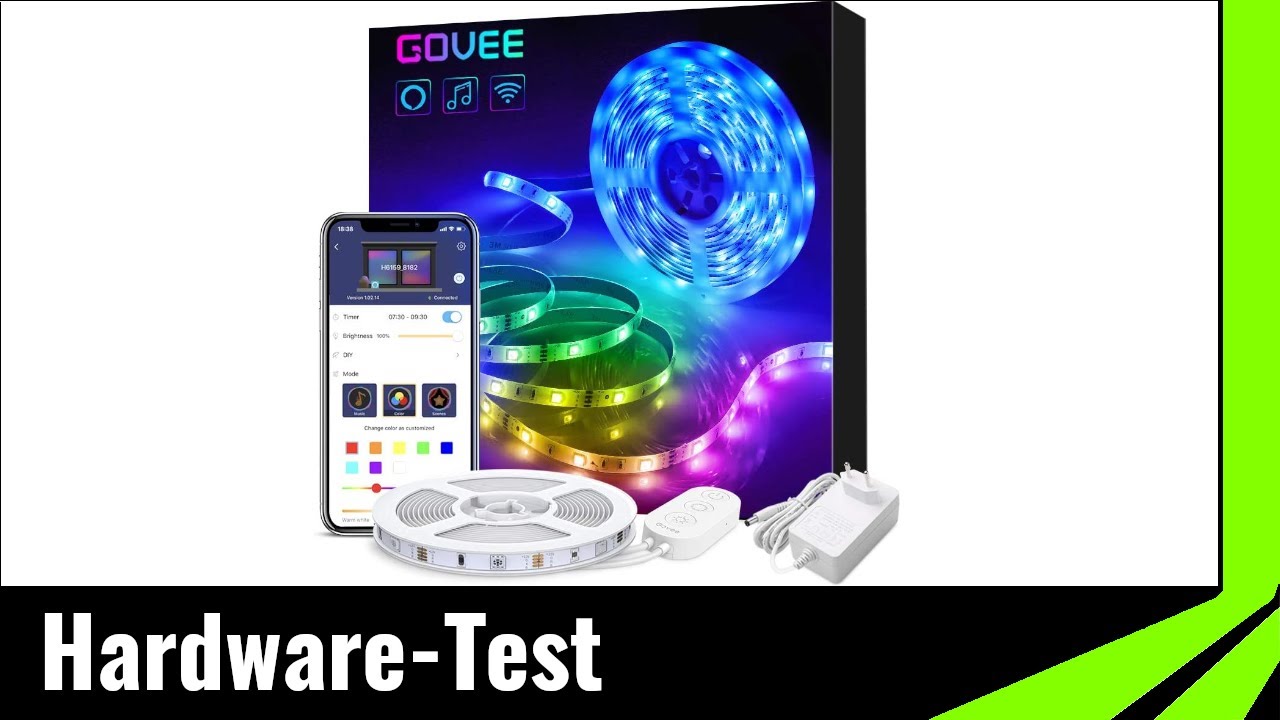 Hardware-Test - Govee LED Stripe - YouTube