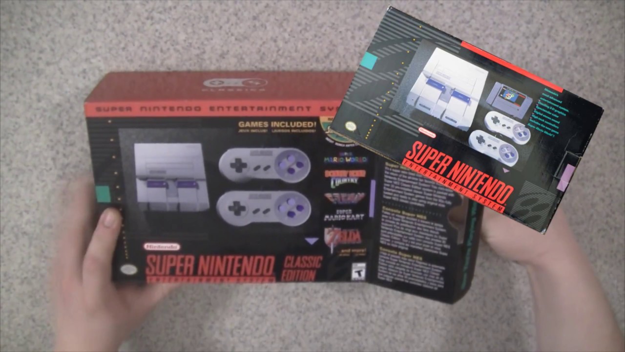 SNES Classic Unboxing - YouTube